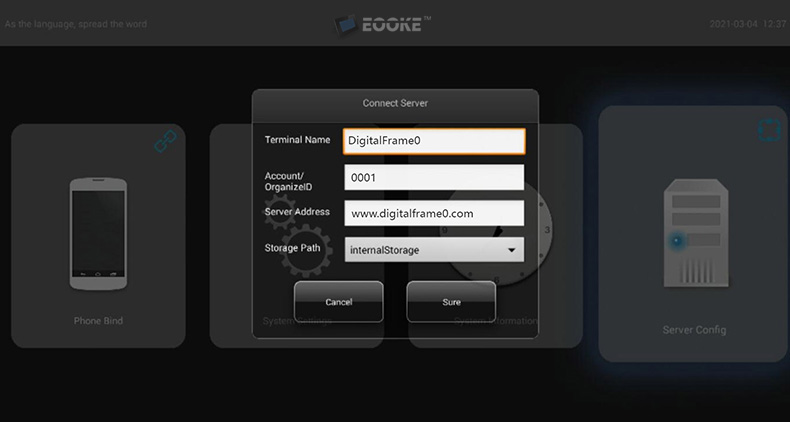 19" - 65" WIFI digital signage displays, WIFI digital photo frame system