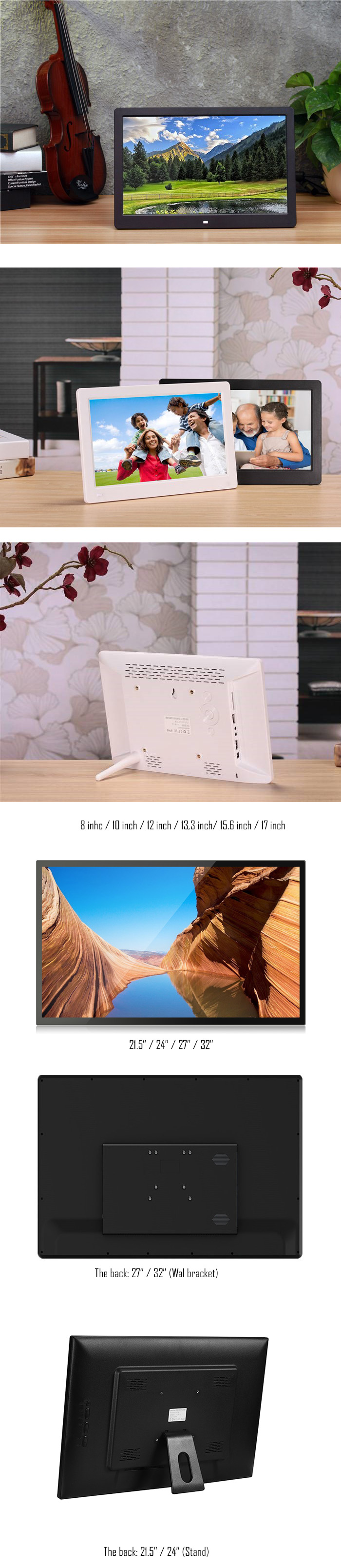 Motion sensor digital photo frame