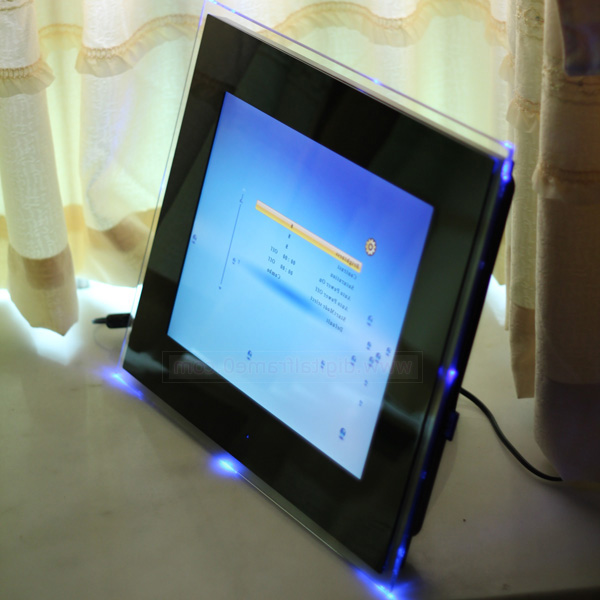 High Class 12 inch digital photo frames in black