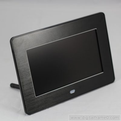 7" black Metal Digital photo frames